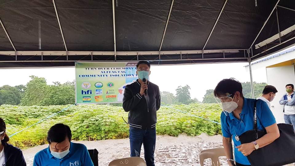 HFI Turns Over COVID-19 Community Isolation Unit in Alitagtag Batangas ...